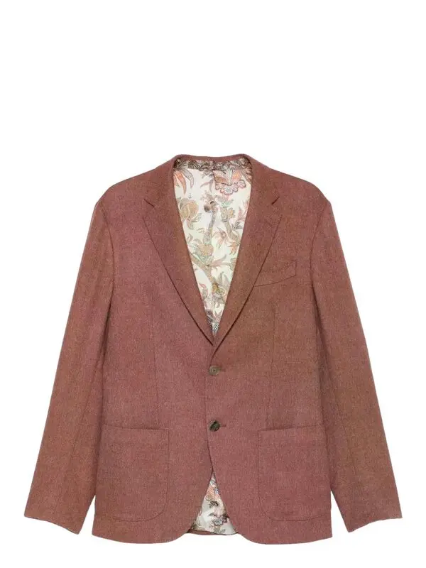 Etro Single-breasted Blazer - Pink