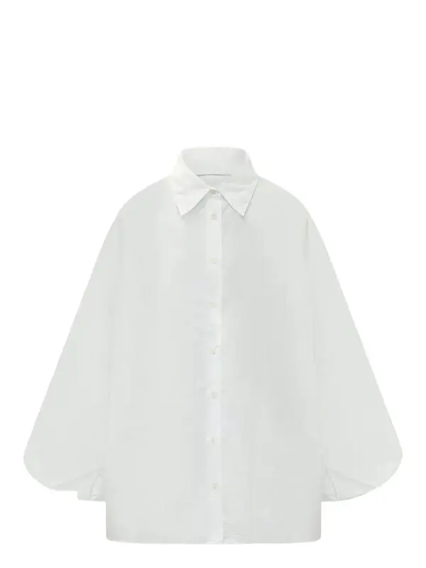 SOSUE Antonia Balloon-sleeve Blouse - White