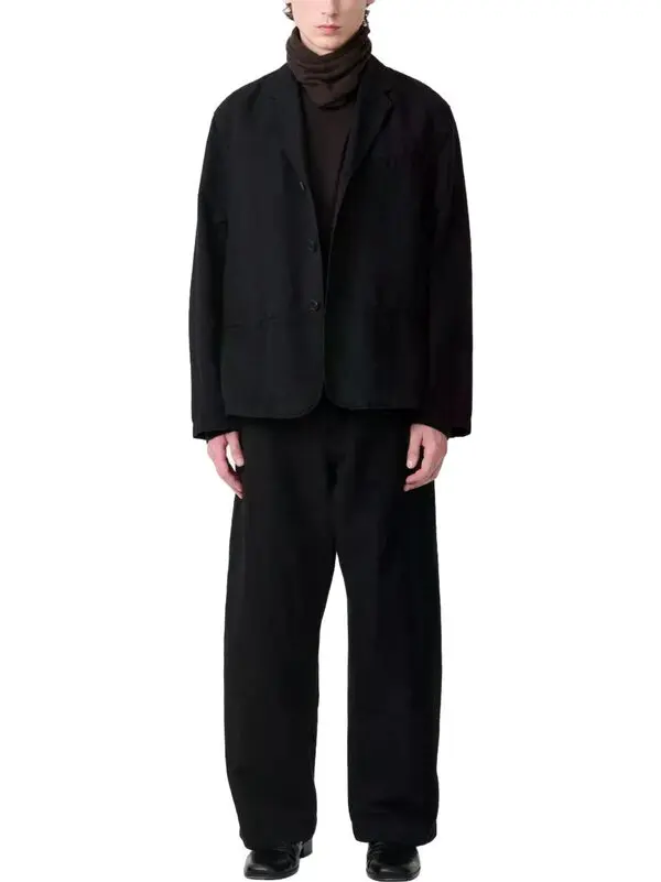 Studio Nicholson Minard Straight-leg Trousers - Black