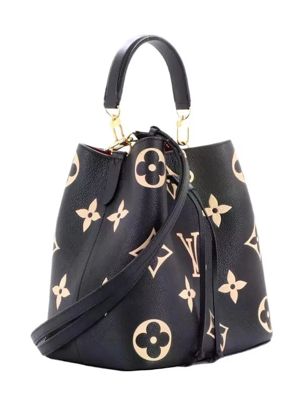 LOUIS VUITTON Neonoe Monogram Empreinte Giant Mm Bucket Bag - Black