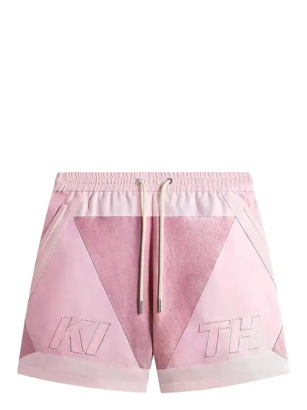 Kith Oxford Turbo Track Shorts - Pink