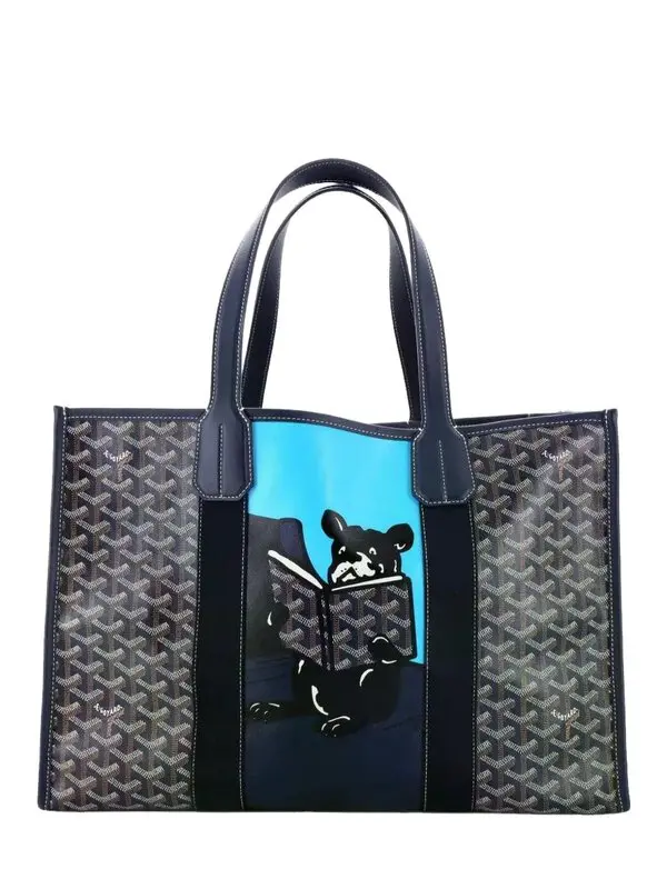 Goyard Villette Printed Coated Canvas Mm Tote Bag - Blue