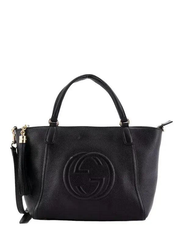 Gucci Soho Convertible Top Handle Bag - Black