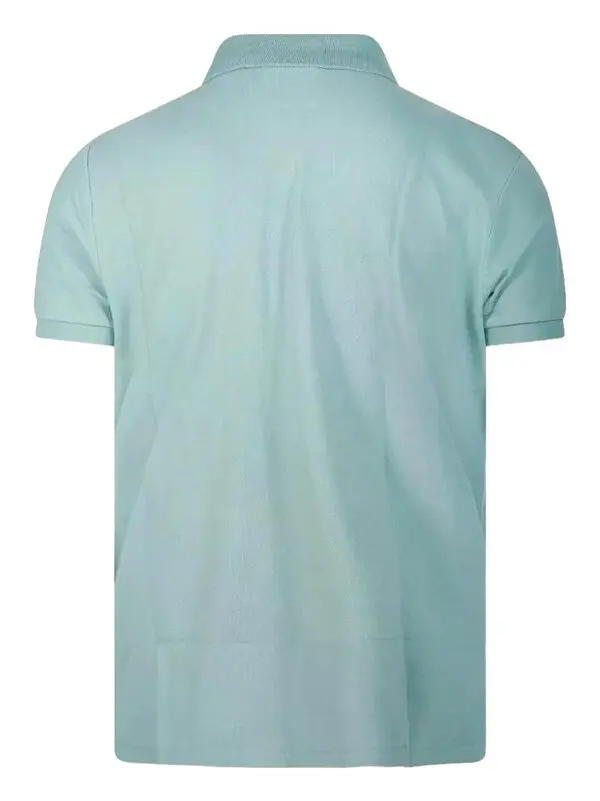 Polo Ralph Lauren Logo-embroidered Piqué Polo Shirt - Blue