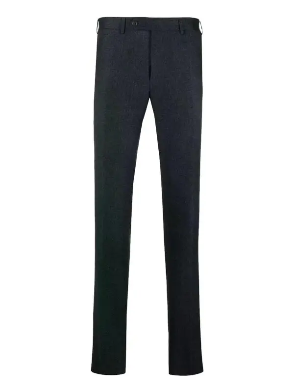 Canali Tailored Pressed Crease Trousers - Grey