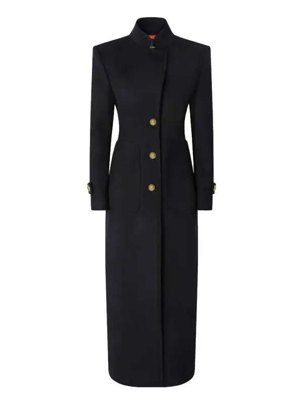 Pinko Button-fastening Single-breasted Coat - Blue