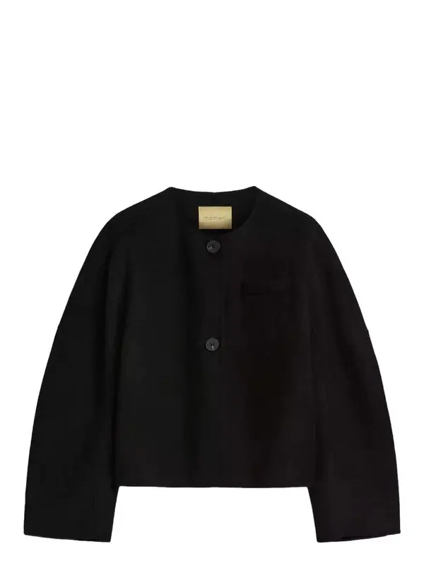 Momoni Apache Buttoned Jacket - Black
