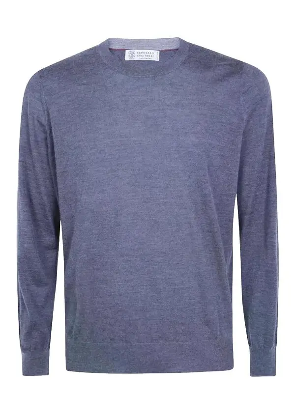 Brunello Cucinelli Cashmere Round-neck Sweater - Blue