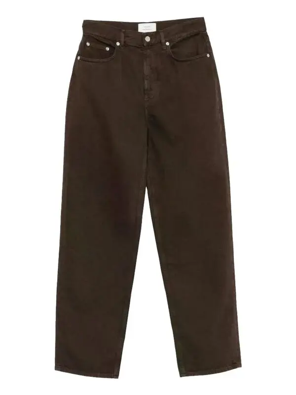 Loulou De Saison Straight Leg Jeans - Brown