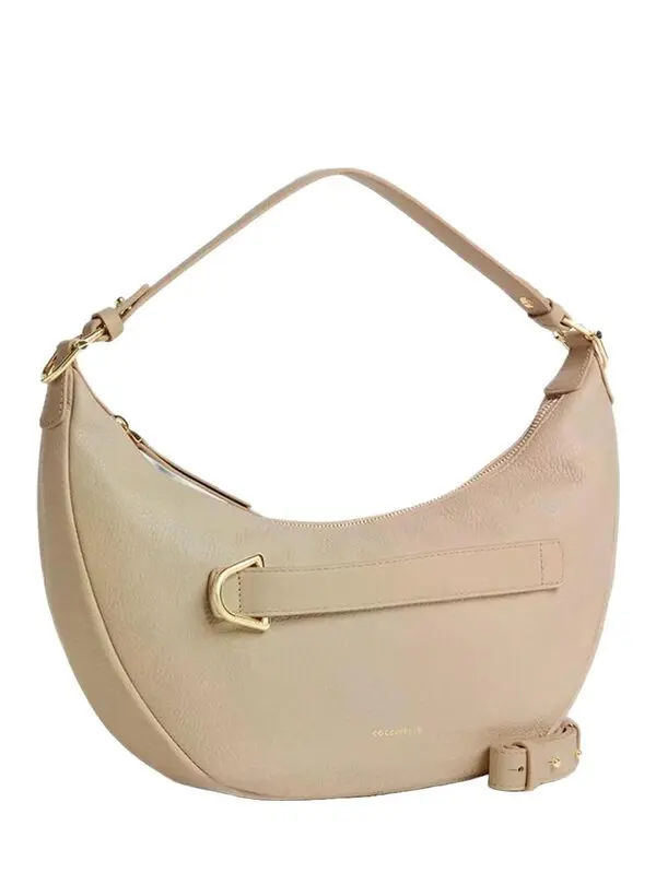COCCINELLE Medium Crescent Shoulder Bag - Neutrals