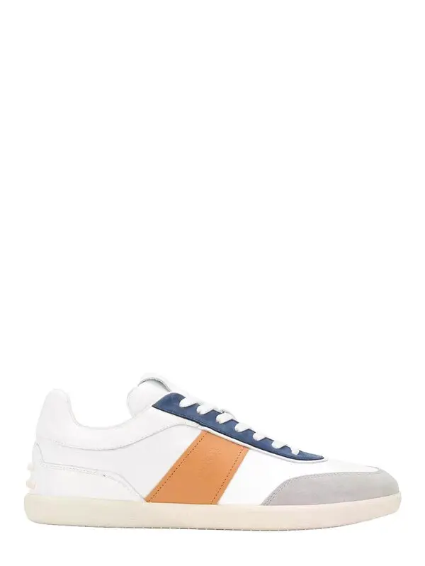 TOD'S Multi-panel Leather Low-top Sneakers - White