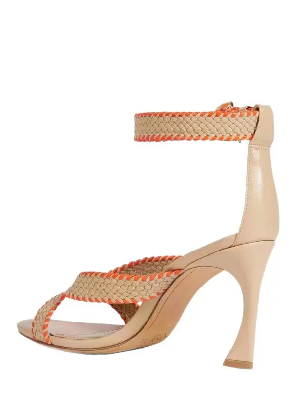 ALEXANDRE BIRMAN Giorgia Woven Leather Sandals - Neutrals