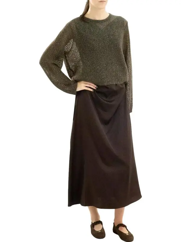 Ralph Lauren Open-knit Long-sleeve Sweater - Green
