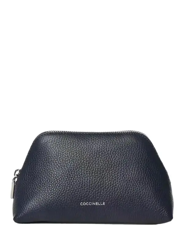 COCCINELLE Grainy Leather Clutch Bag - Blue