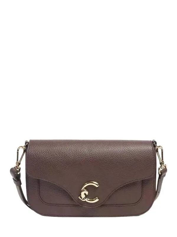 COCCINELLE Medium C-me Leather Shoulder Bag - Brown