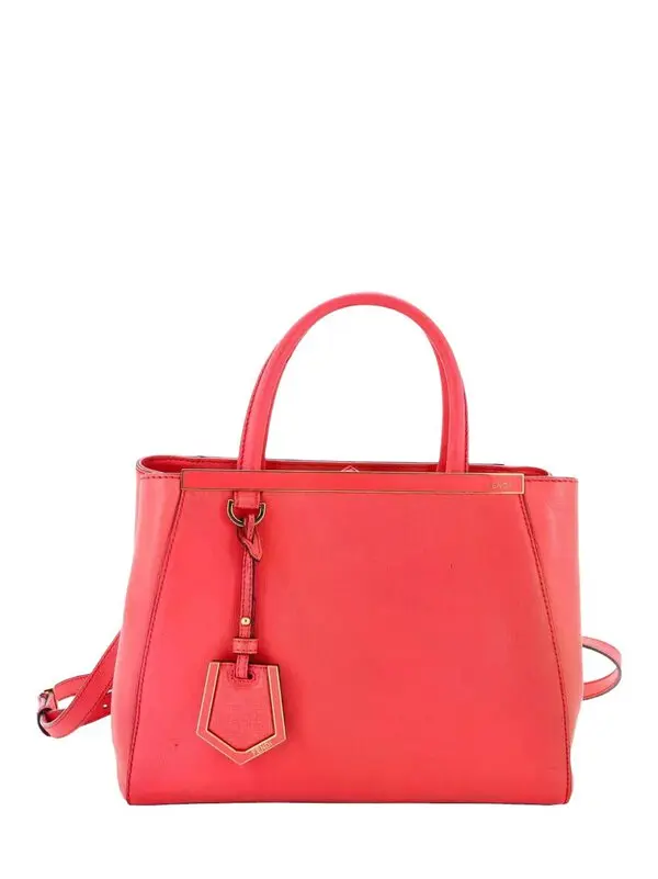 Fendi 2jours Leather Petite Satchel - Pink