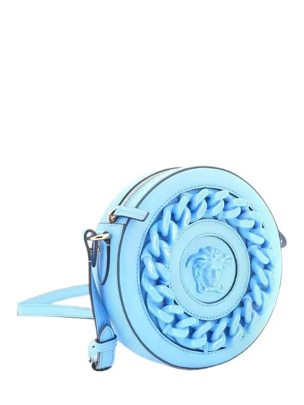 Versace La Medusa Round Camera Bag - Blue