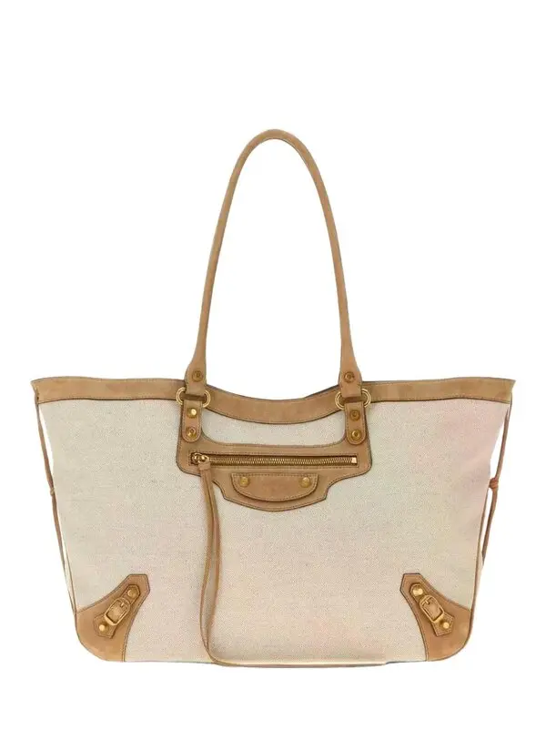 Balenciaga Medium Le City Beach Tote Bag - Neutrals