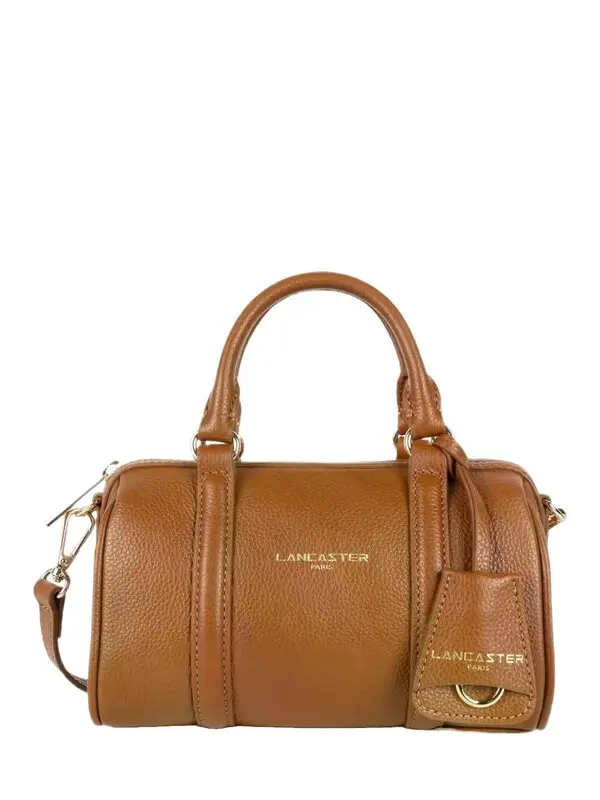 LANCASTER Grained Leather Tote Bag - Brown