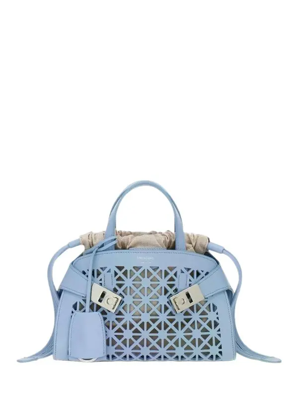 FERRAGAMO Mini Hug Bag - Blue