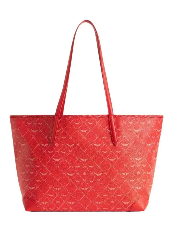 Zadig&Voltaire Monogram Print Shoulder Bag - Red
