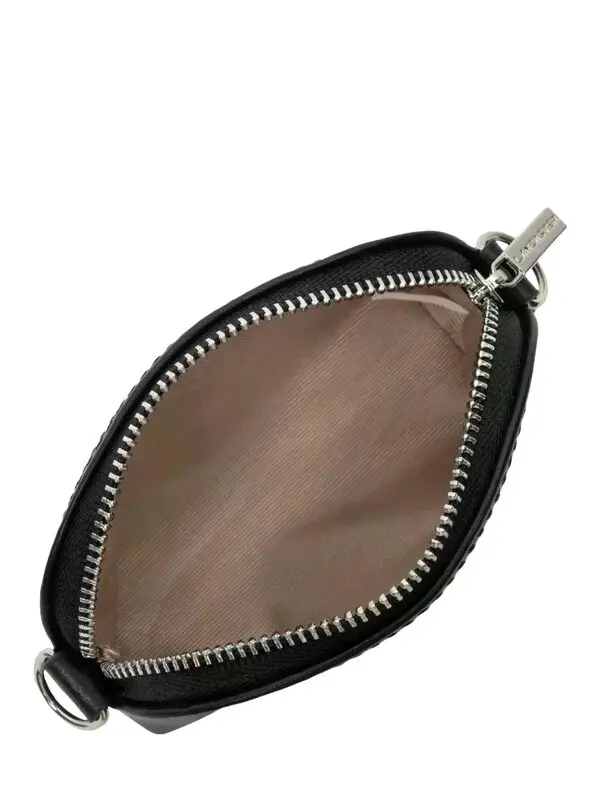LANCASTER Logo-stamp Chain-link Clutch Bag - Black