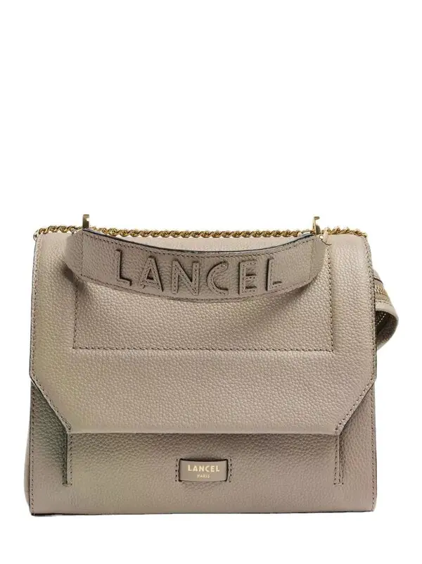 LANCEL Ninon Leather Shoulder Bag - Neutrals