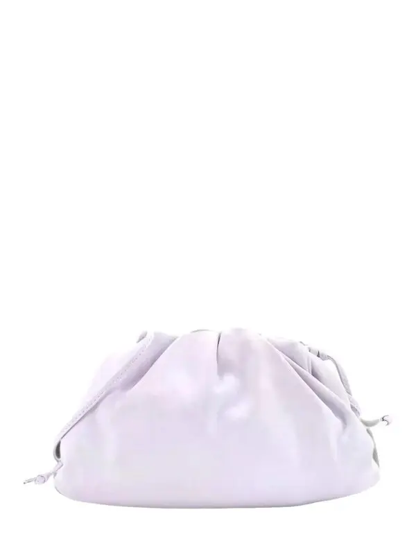 Bottega Veneta The Pouch Leather Mini Crossbody Bag - Purple