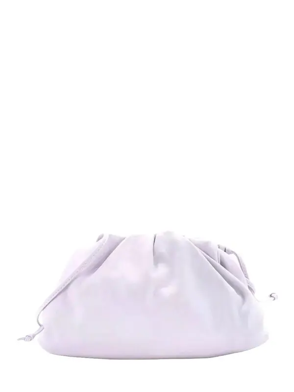 Bottega Veneta The Pouch Leather Mini Crossbody Bag - Purple