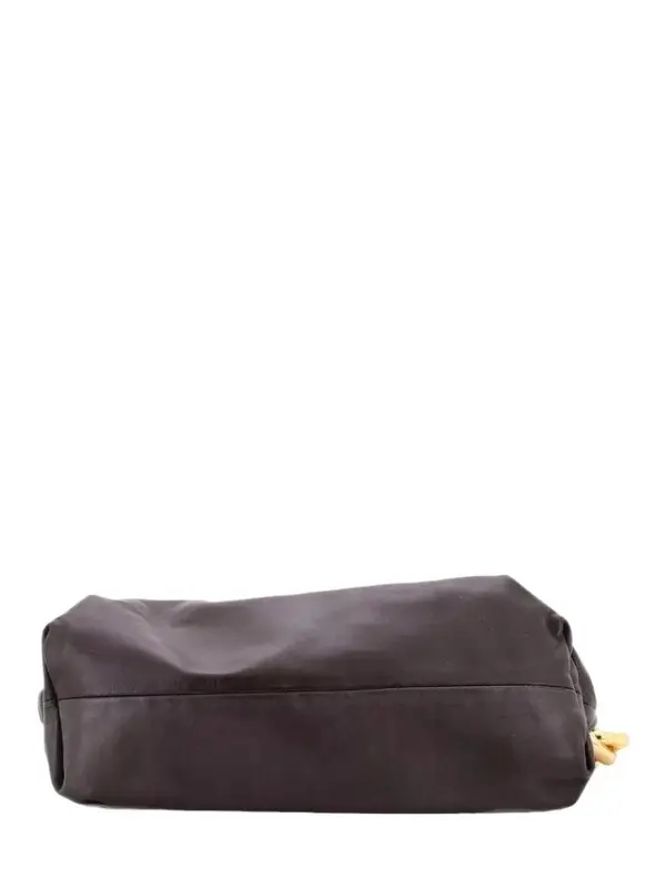 Bottega Veneta The Chain Pouch Leather Teen Shoulder Bag - Brown