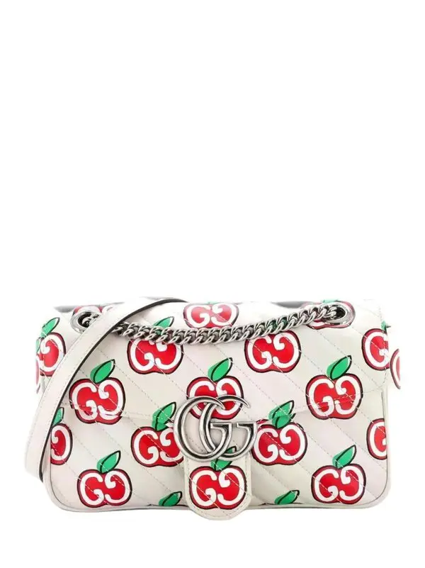 Gucci Gg Marmont Flap Bag Small Shoulder Bag - Multicolour