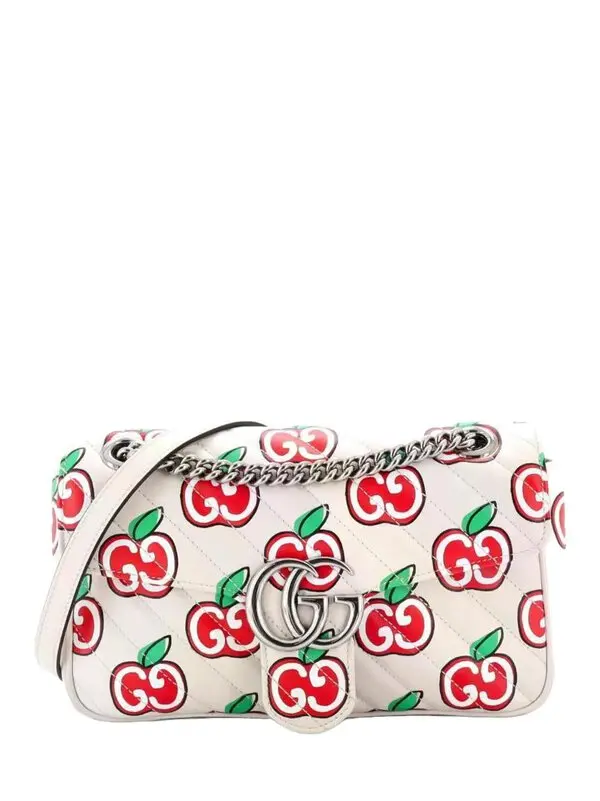 Gucci Gg Marmont Flap Bag Small Shoulder Bag - Multicolour