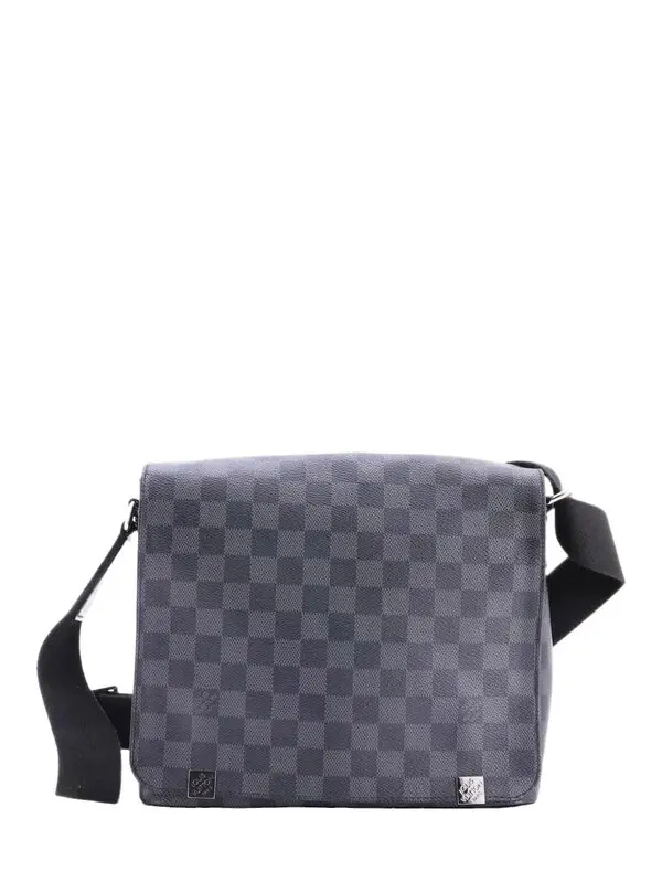 LOUIS VUITTON Damier Graphite Pm Messenger Bag - Black