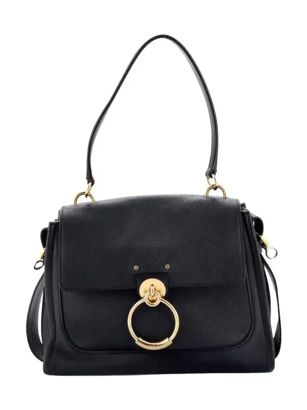 Chloé Faye Day Bag Leather Small Satchel - Black