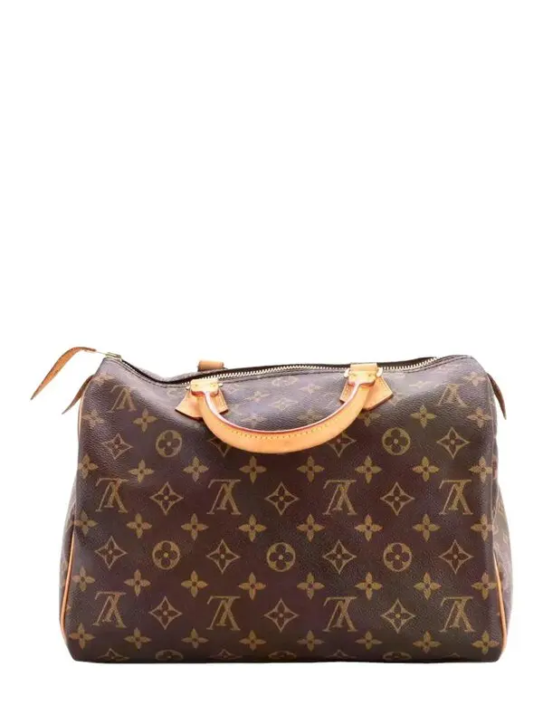 LOUIS VUITTON Speedy Satchel Handbag - Brown
