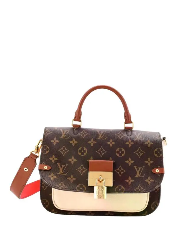 LOUIS VUITTON Vaugirard Monogram Canvas Satchel - Brown