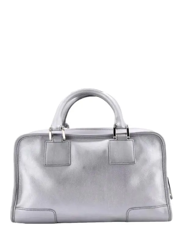 Loewe Amazona Nm Bag Leather 28 Shoulder Bag - Metallic