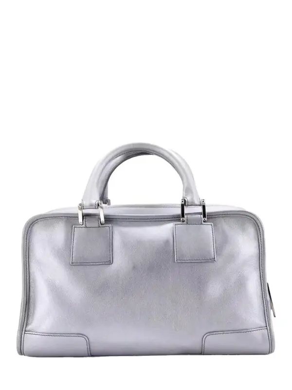 Loewe Amazona Nm Bag Leather 28 Shoulder Bag - Metallic