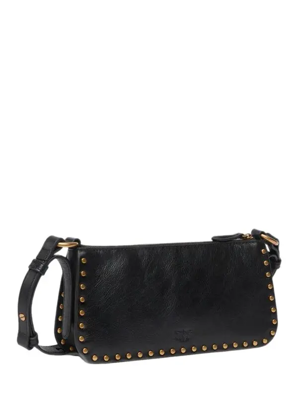 Pinko Stud-embellished Shoulder Bag - Black