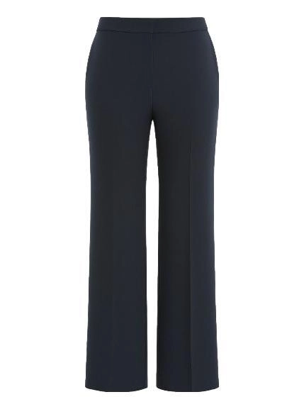 CONQUISTA High-waisted Straight Leg Trousers - Blue