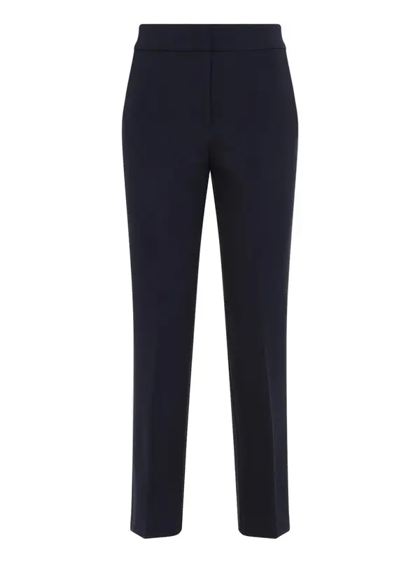 Peserico Straight-leg Stretch Pants - Blue