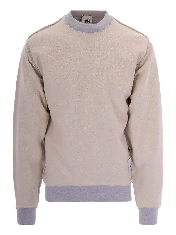 ARTE ANTWERP Crew Neck Sweater - Grey