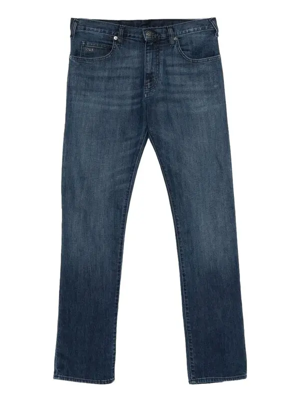 Emporio Armani Denim Cotton Jeans - Black