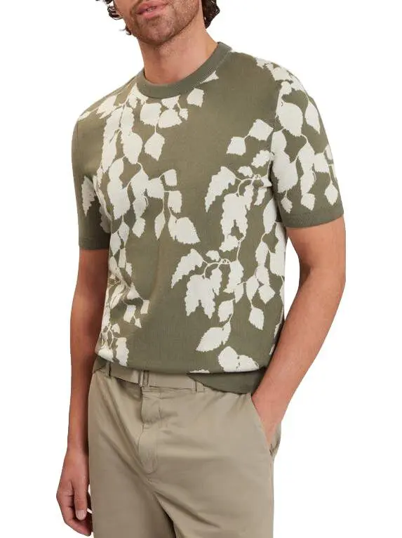 Ted Baker London Alddat Leaf Print T-shirt - Pl-green