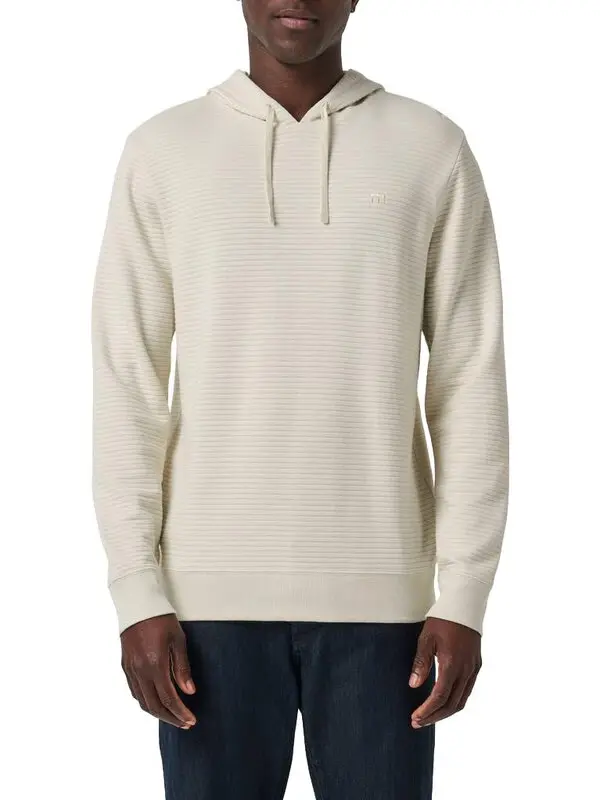 Travis Mathew Stripe Hoodie - Birch