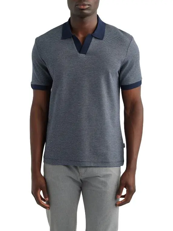 BOSS Pye Johnny Collar Polo - Blue