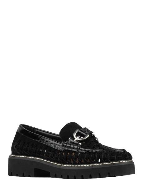 DONALD PLINER Hansine Lug Sole Loafers - Black