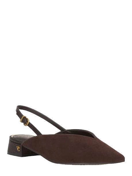 Vince Camuto Venba Pointed Toe Slingback Flat - Brownie/brown Multi