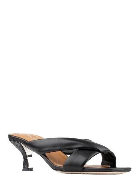 DONALD PLINER Gennessa Strappy Kitten Heel Sandal - Black