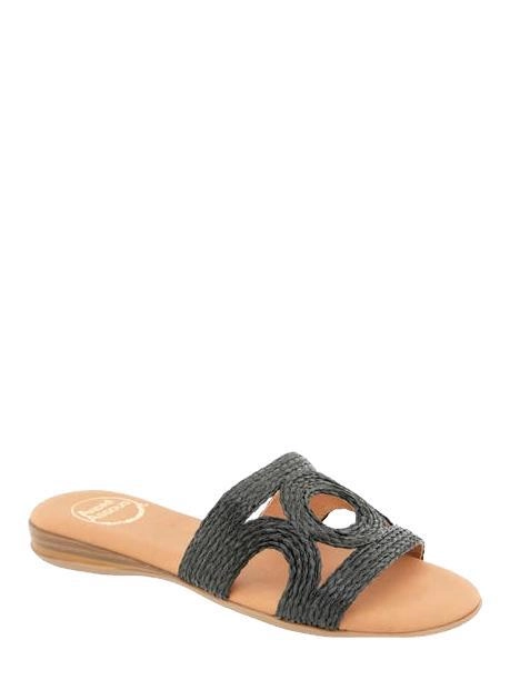 Andre Assous Nora Slide Sandal - Black